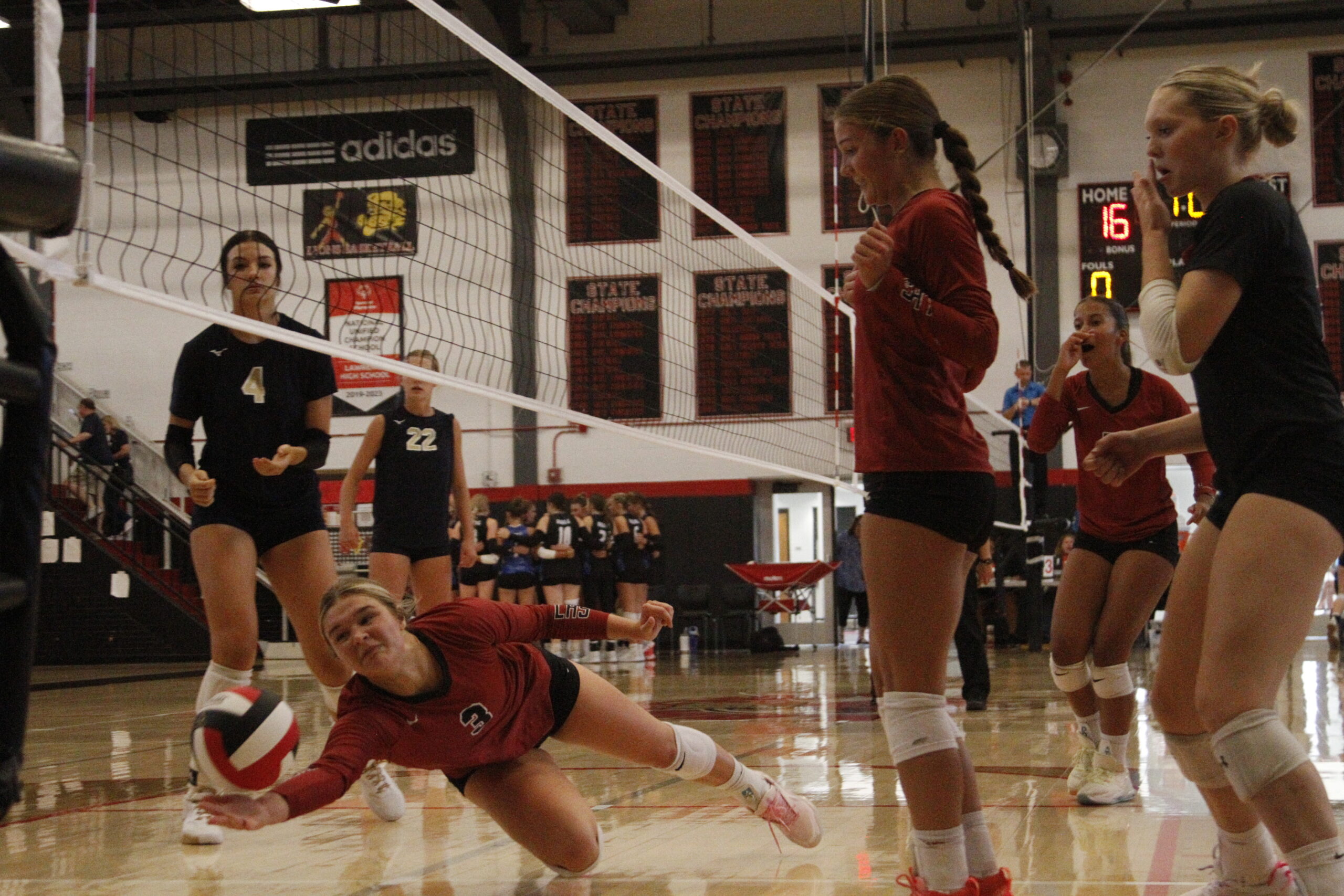 LHS volleyball drops three games in quad match, finish with positives ...